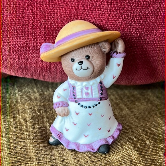 Vintage | Accents | Vintage Porcelain Bisque Dressed Up Bear | Poshmark